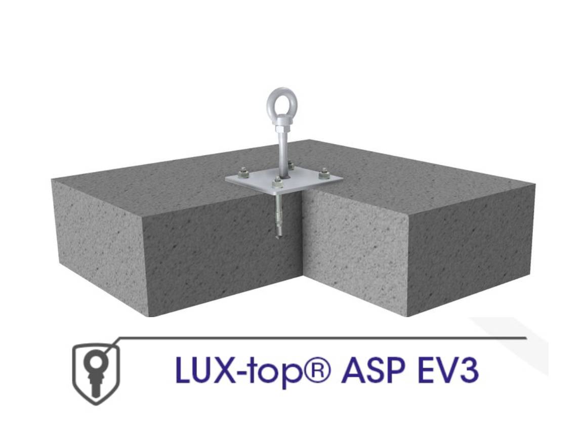 Punto de anclaje LUX-top® ASP EV 7 II - LUXTOP Sistemas Anticaídas